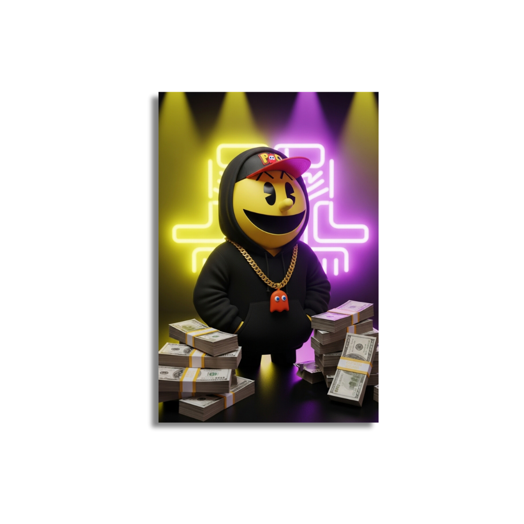 Cuadro Impreso Pac-Man Street Legend • Oport